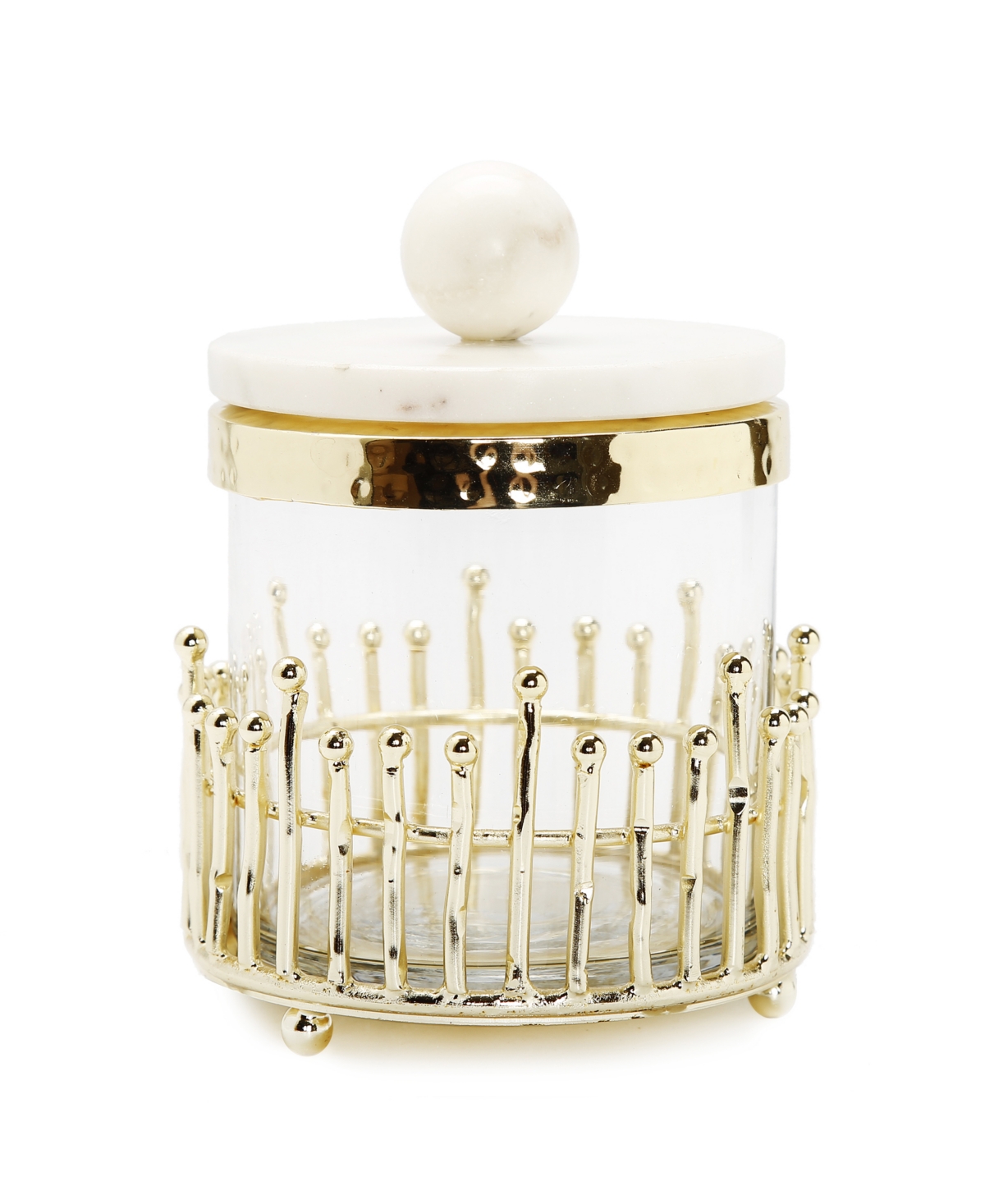 Click here for Classic Touch Small Canister with Straight Cut Des... prices
