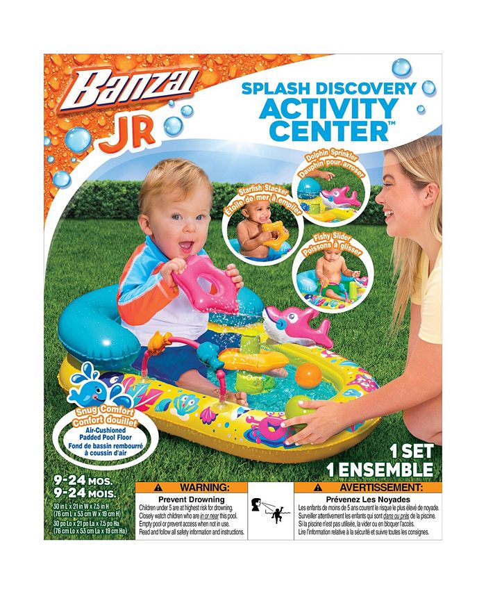 Banzai Jr. Splash Discovery Activity Center Water Play Set - Macy's