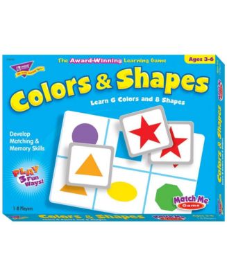 Trend Enterprises Trend Colors and Shapes Match Me Game - Macy's
