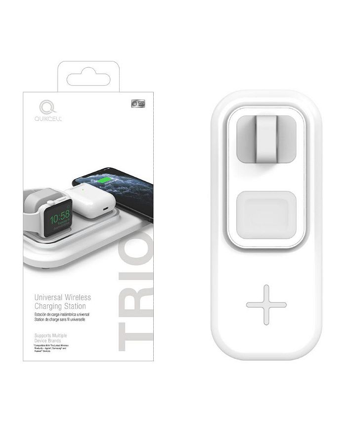 QuikCell Trio 3-in-1 Qi Wireless Charger - Macy's