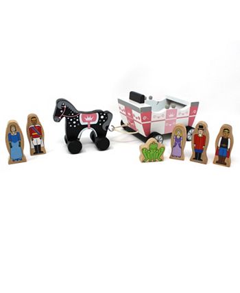 Jack Rabbit Creations Inc. Wooden Magnetic Princess Carriage Play Set ...
