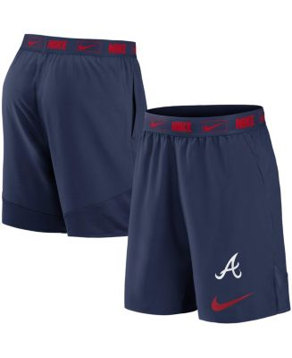 Men's Nike Navy Atlanta Braves Primetime Logo Performance Shorts - Macy's