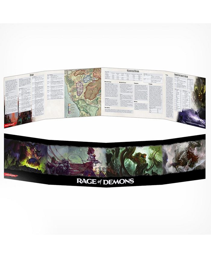 Dungeons & Dragons D D Rage of Demons Out of the Abyss Dungeon Master's Screen Tabletop RPG DM ...