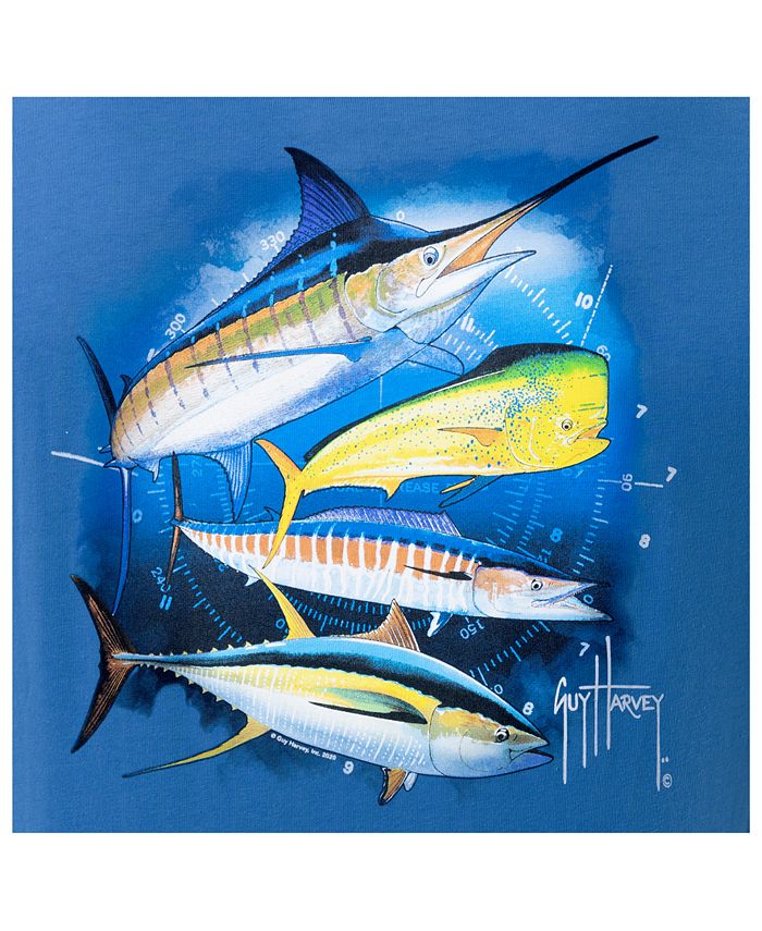 Guy Harvey Men's Short-Sleeve Graphic T-Shirt - Macy's