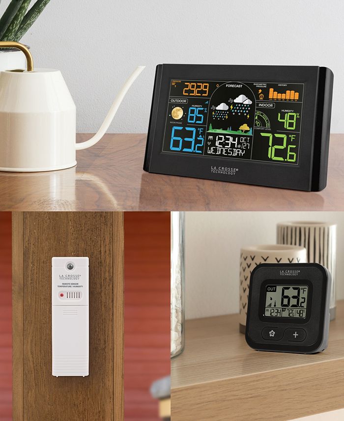 La Crosse Technology 308-27937-Int Wireless Color Weather Station with ...