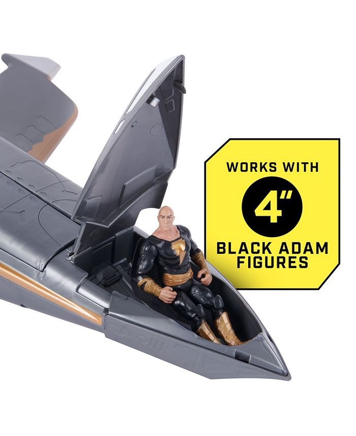 Black Adam 4" Hawk Cruiser Action Figure Vehicle - Macy's
