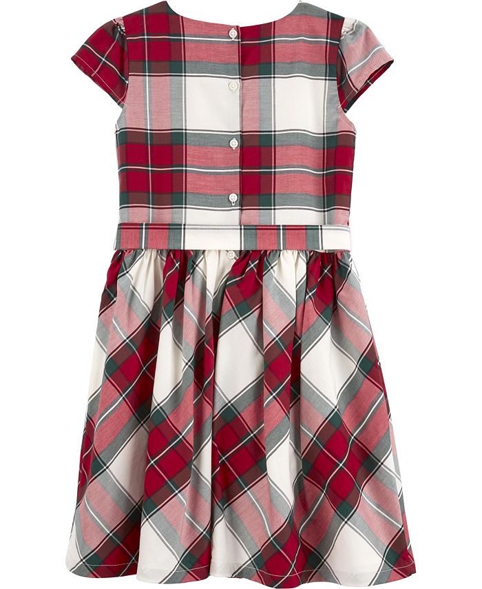 Carter's Little Girls Plaid Dress - Macy's
