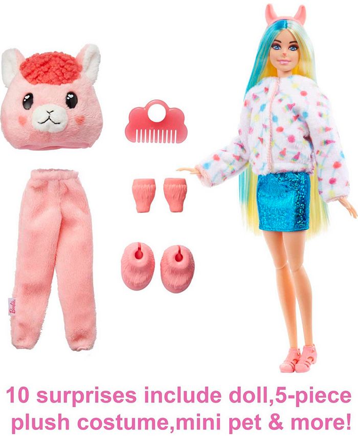 Barbie Cutie Reveal Llama Fantasy Series Doll and Accessories - Macy's