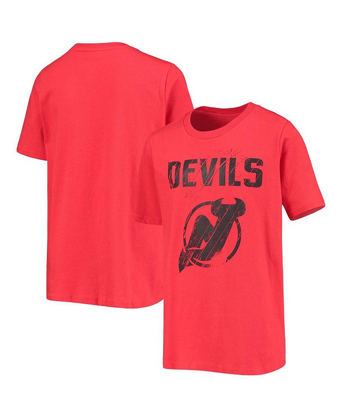 Outerstuff Big Boys Red New Jersey Devils Rush to Score T-shirt - Macy's