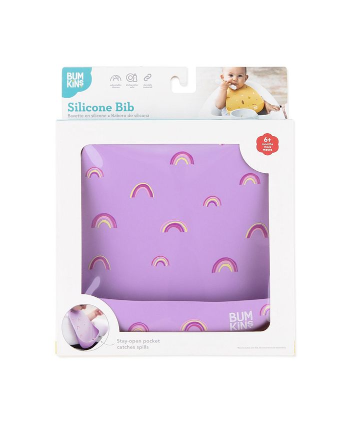 Bumkins Baby Girls Rainbows Bib - Macy's