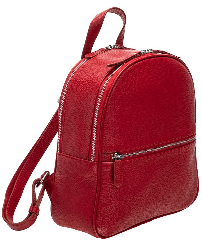 Mancini Women's Pebbled Audrey Backpack & Reviews - Handbags ...