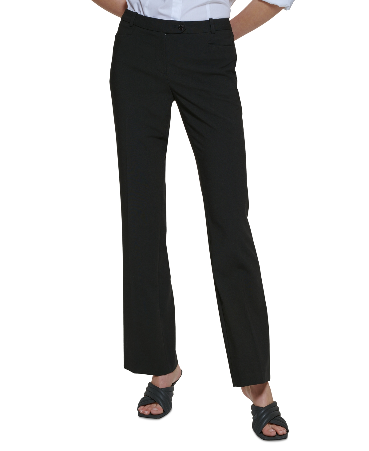 Click here for Calvin Klein Womens Modern Fit Trousers  Regular &... prices