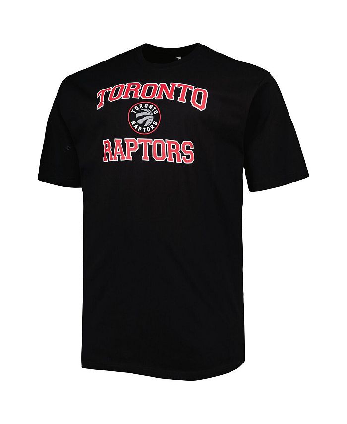 Profile Men's Black Toronto Raptors Big and Tall Heart and Soul T-shirt ...