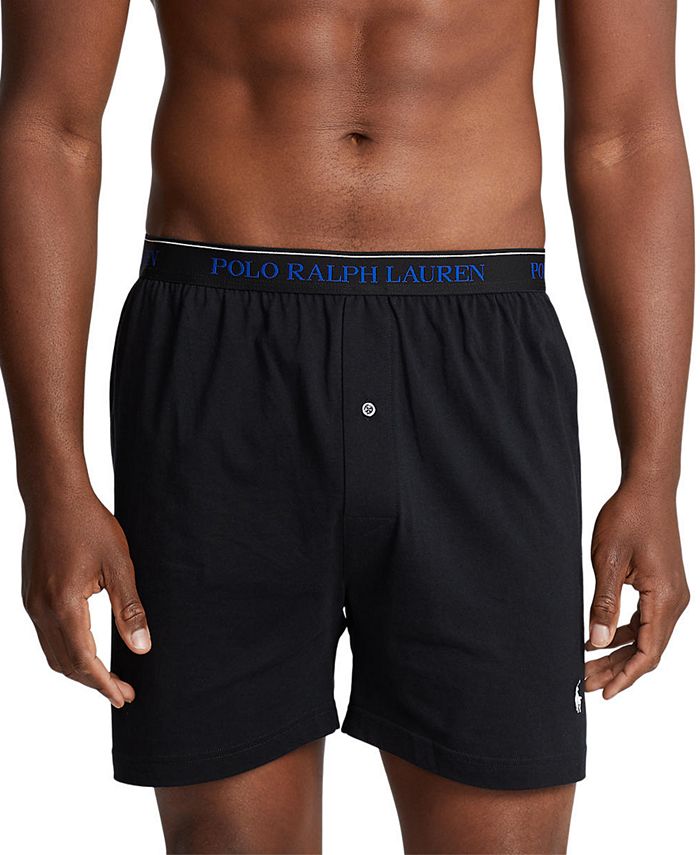 Polo Ralph Lauren Men's Classic-Fit Knit Cotton Boxers, 6-Pack - Macy's