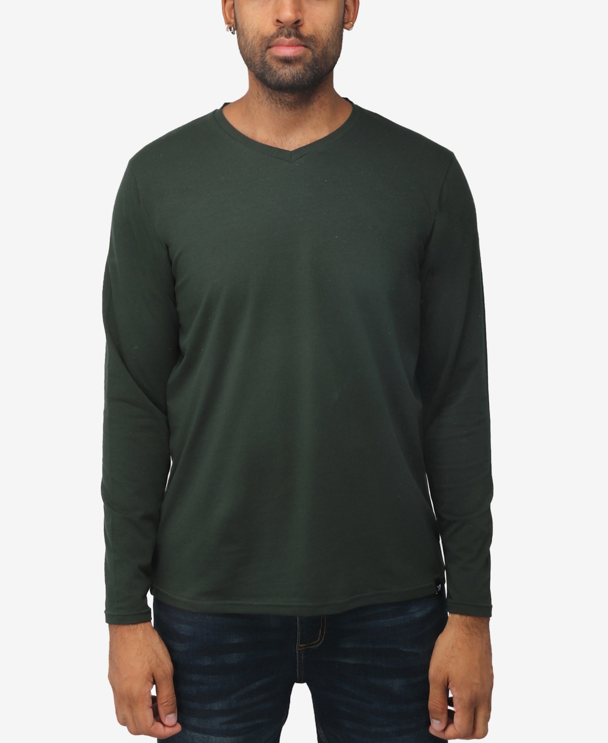 Click here for X-Ray Mens Soft Stretch V-Neck Long Sleeve T-shirt... prices