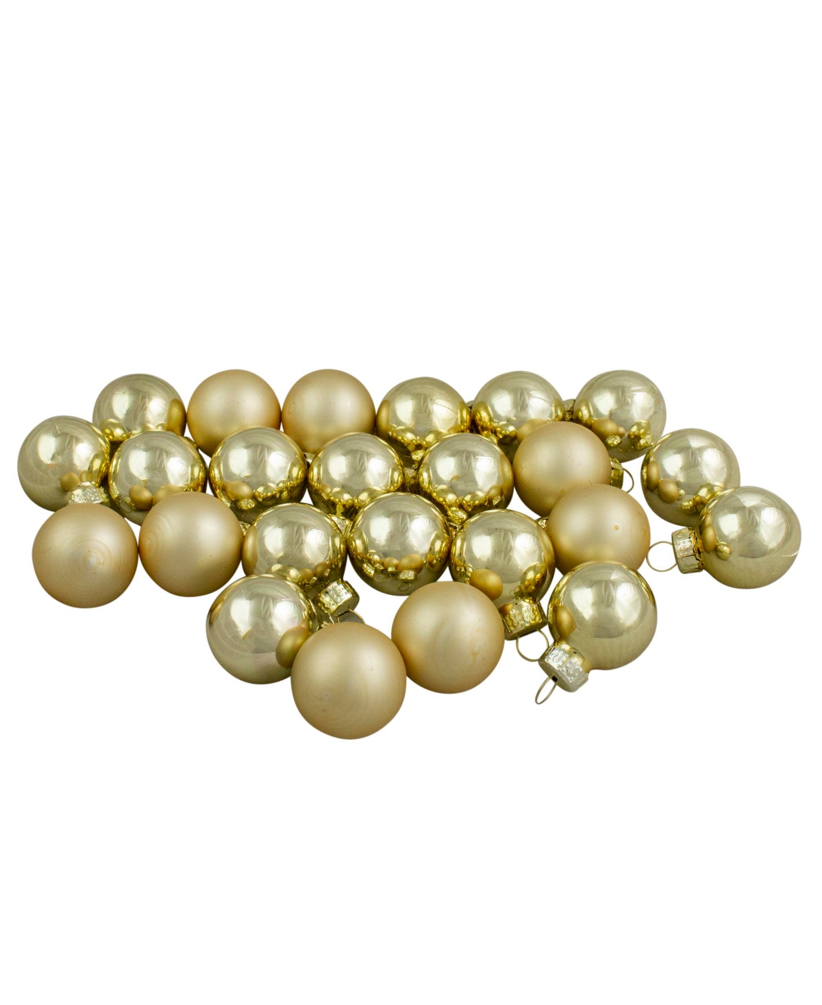 Click here for Northlight 24 Count 2 Finish Mini Glass Christmas... prices