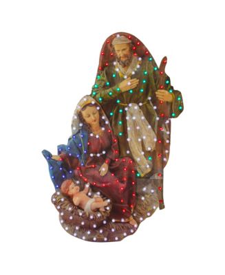 Northlight Led Lighted Holy Family Christmas Nativity Scene Outdoor ...