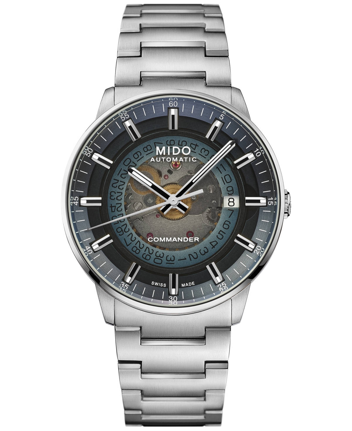 Click here for Mido Mens Swiss Automatic Commander Stainless Stee... prices