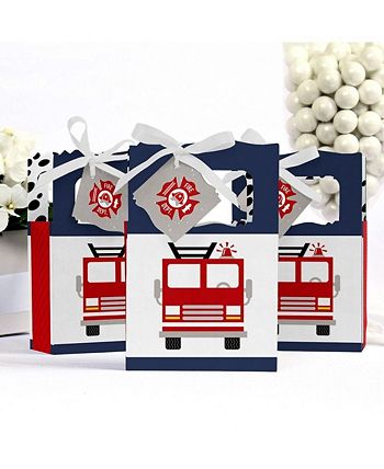 Big Dot of Happiness Fired Up Fire Truck - Firefighter Firetruck Baby ...