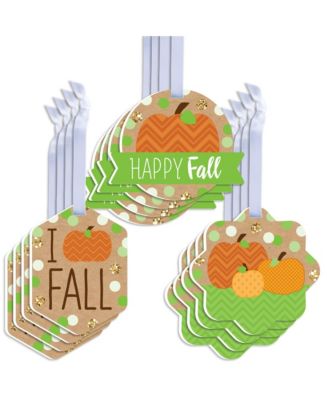 Pumpkin Patch - Assorted Hanging Fall Favor Tags - Gift Tag Toppers ...