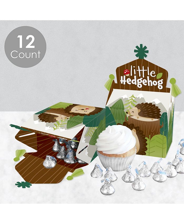 Big Dot of Happiness Forest Hedgehogs - Treat Box Party Favors ...