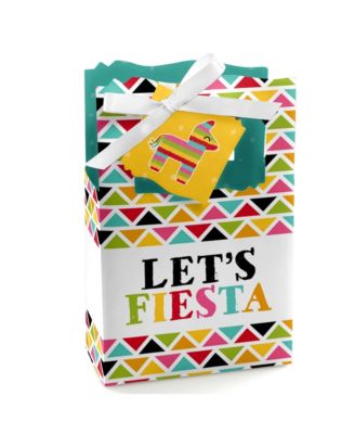 Big Dot of Happiness Let's Fiesta - Mexican Fiesta Party Favor Boxes ...