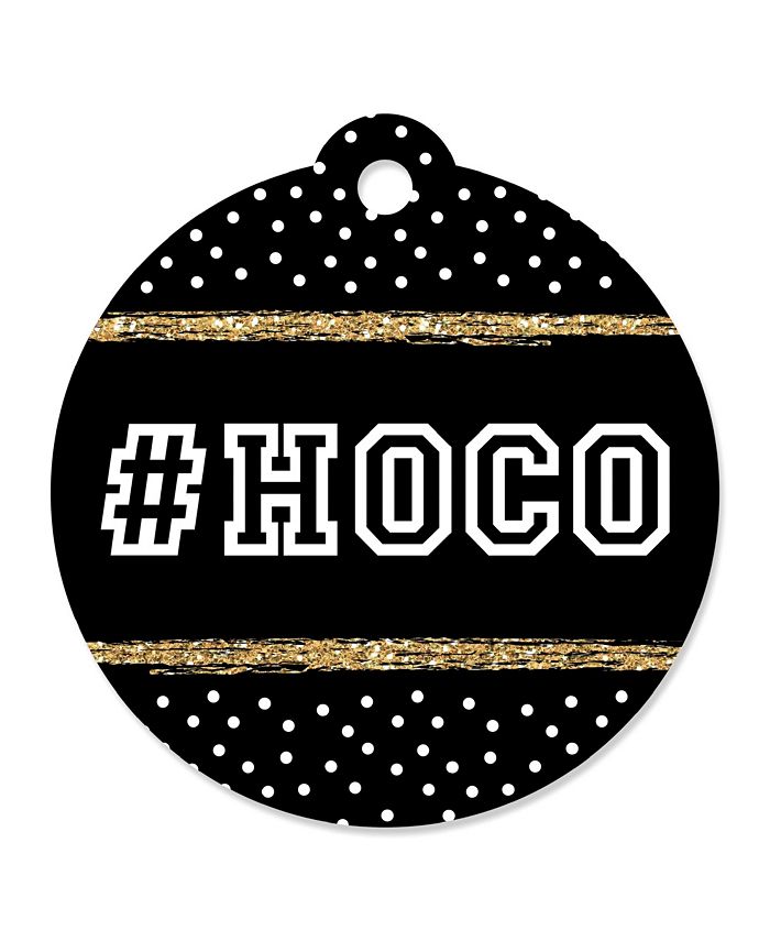 Big Dot of Happiness Hoco Dance - Homecoming Favor Gift Tags (Set of 20 ...