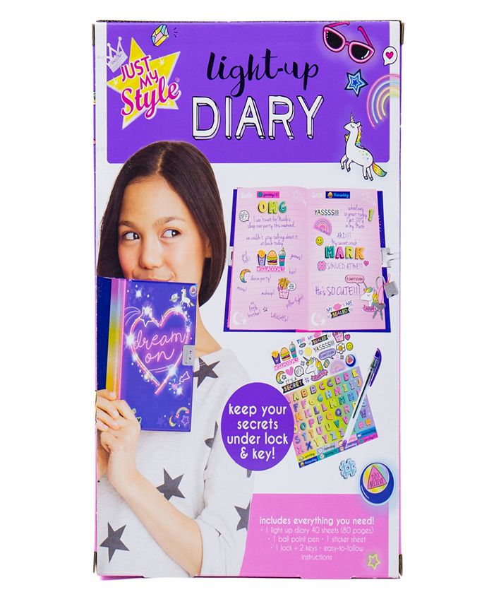 Just My Style Light-Up Diary Playset & Reviews - All Toys - Macy's