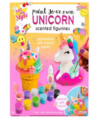 Just My Style Paint Your Own Unicorn Scented Figurines Playset - Macy's
