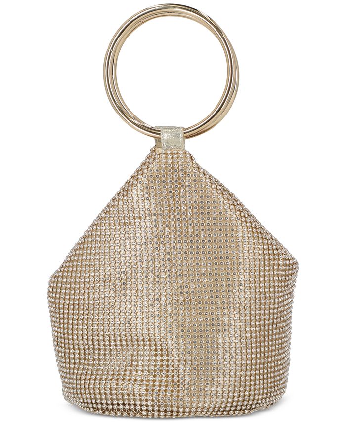 INC International Concepts Diamond Mesh Bangle Pouch, Created for Macy ...