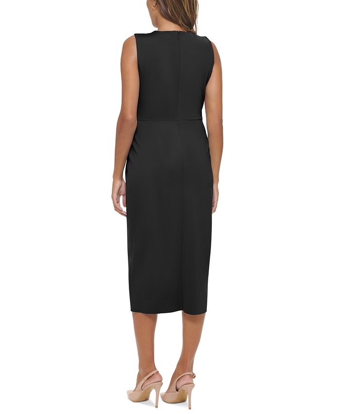 Calvin Klein Tulip-Hem Compression Sheath Dress - Macy's