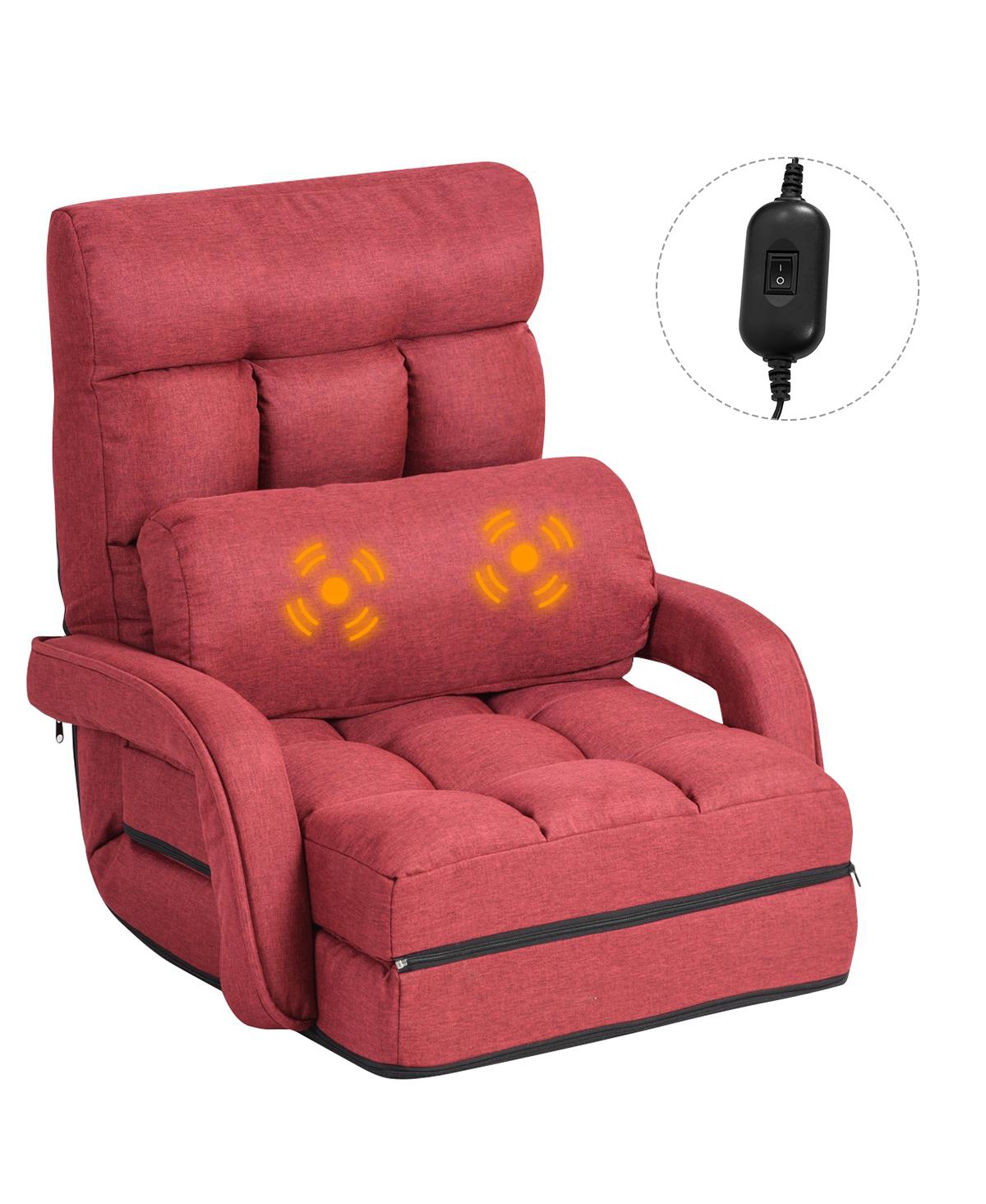 Click here for Costway Folding Floor Single Sofa Recliner Chair L... prices