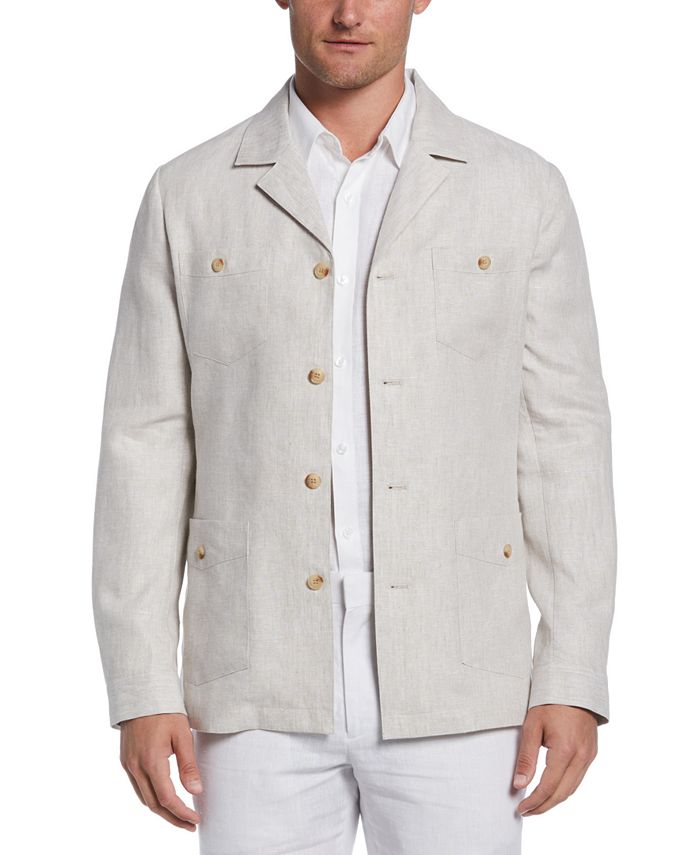 Cubavera Men's Delave Linen Guayabera Jacket - Macy's