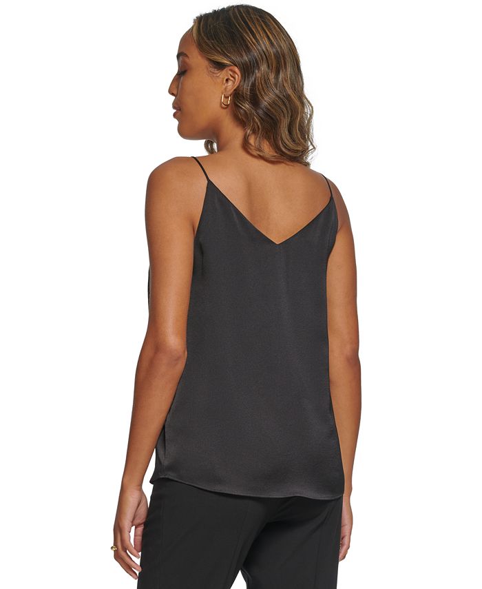 Calvin Klein V-Neck Camisole, Regular and Petite Sizes - Macy's