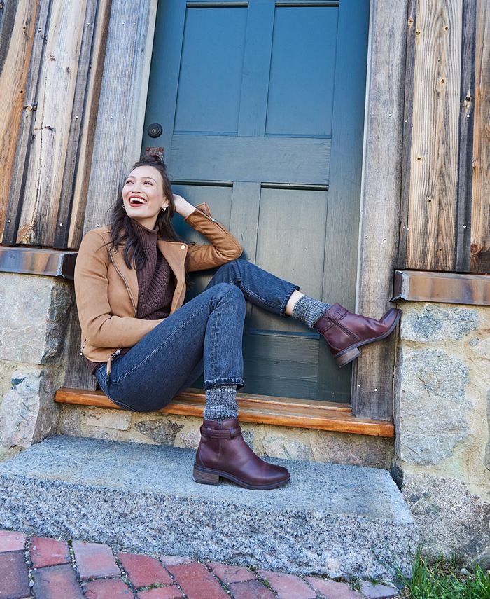 Clarks Women's Maye Ease Comfort Ankle Booties - Macy's