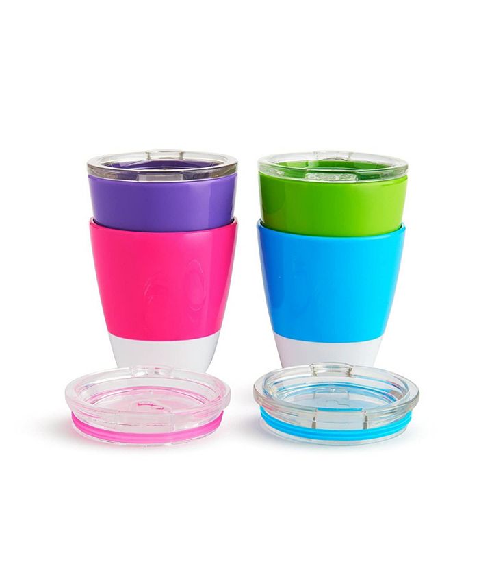Munchkin Splash Toddler Cups with Training Lids, 7 Oz, 4 Pack - Macy's