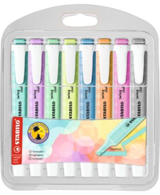 Stabilo Wallet Swing Cool 8 Piece Color Pastel Set, Version 2 - Macy's