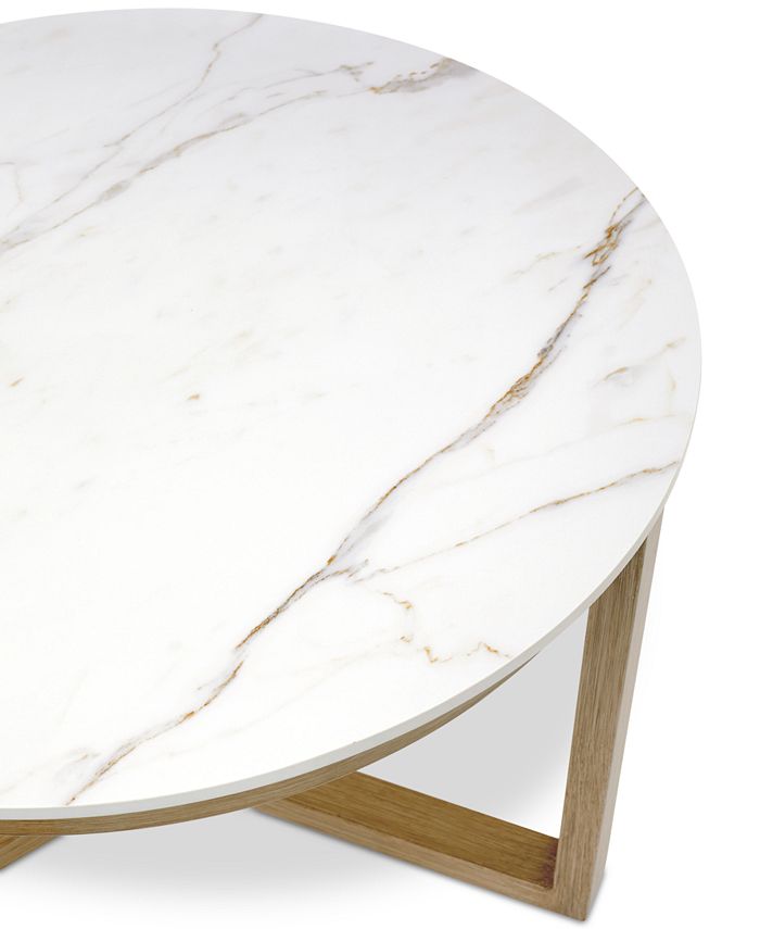 Agio Reid Outdoor Nesting Porcelain Top Coffee Tables (30" + 23 ...