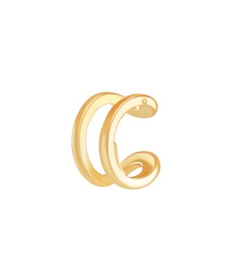 Polished Double Row Single Cuff Earring, Created for Macy's