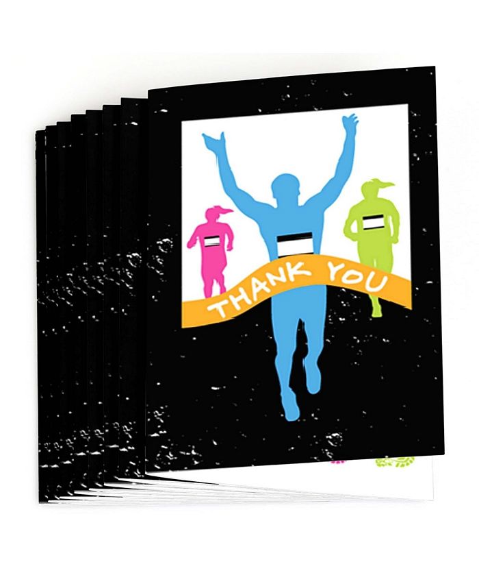 Big Dot of Happiness Set the Pace Running Track, Cross Country or ...