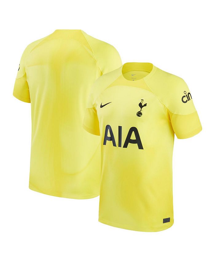 Nike Men's Yellow Tottenham Hotspur 2022/23 Stadium Replica Goalkeeper ...