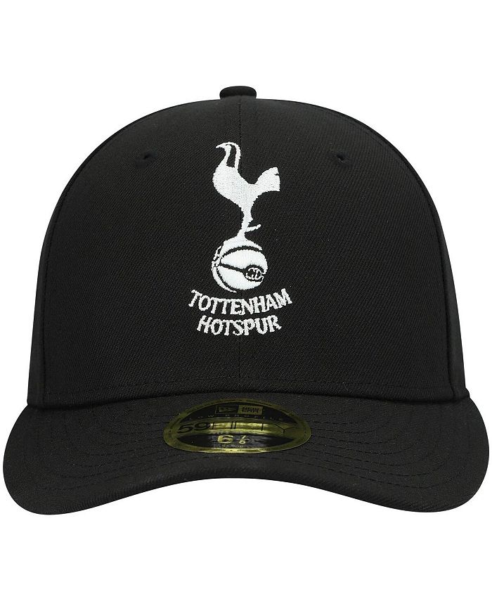New Era Men's Black Tottenham Hotspur Primary Logo Low Profile 59FIFTY ...