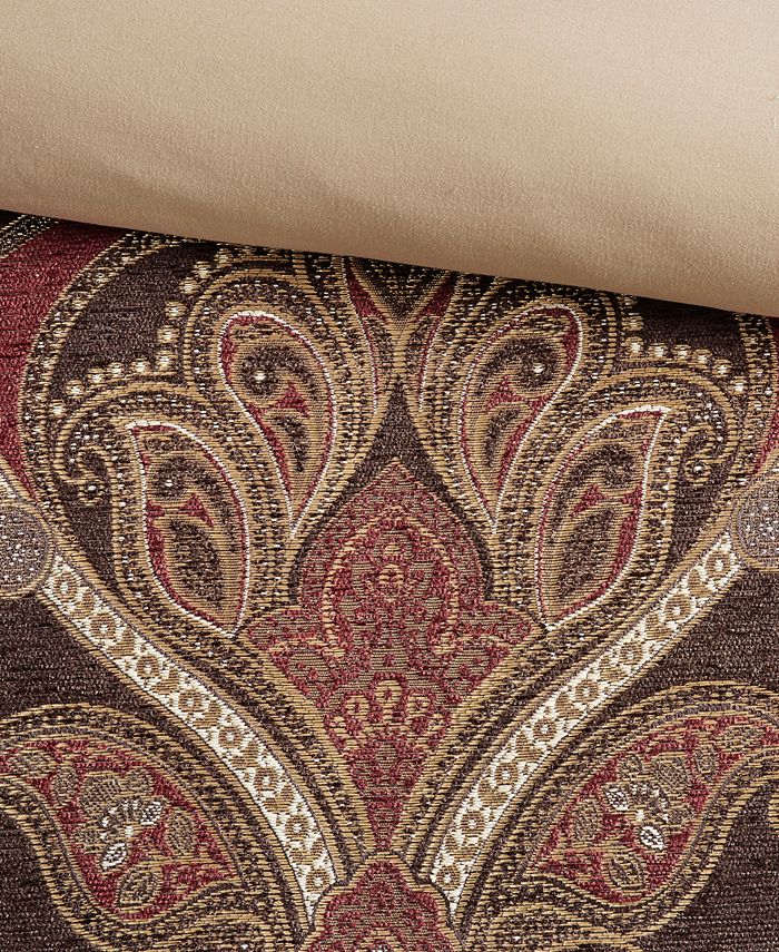 Madison Park Signature Royale Jacquard 9-Pc.Comforter Set, King - Macy's