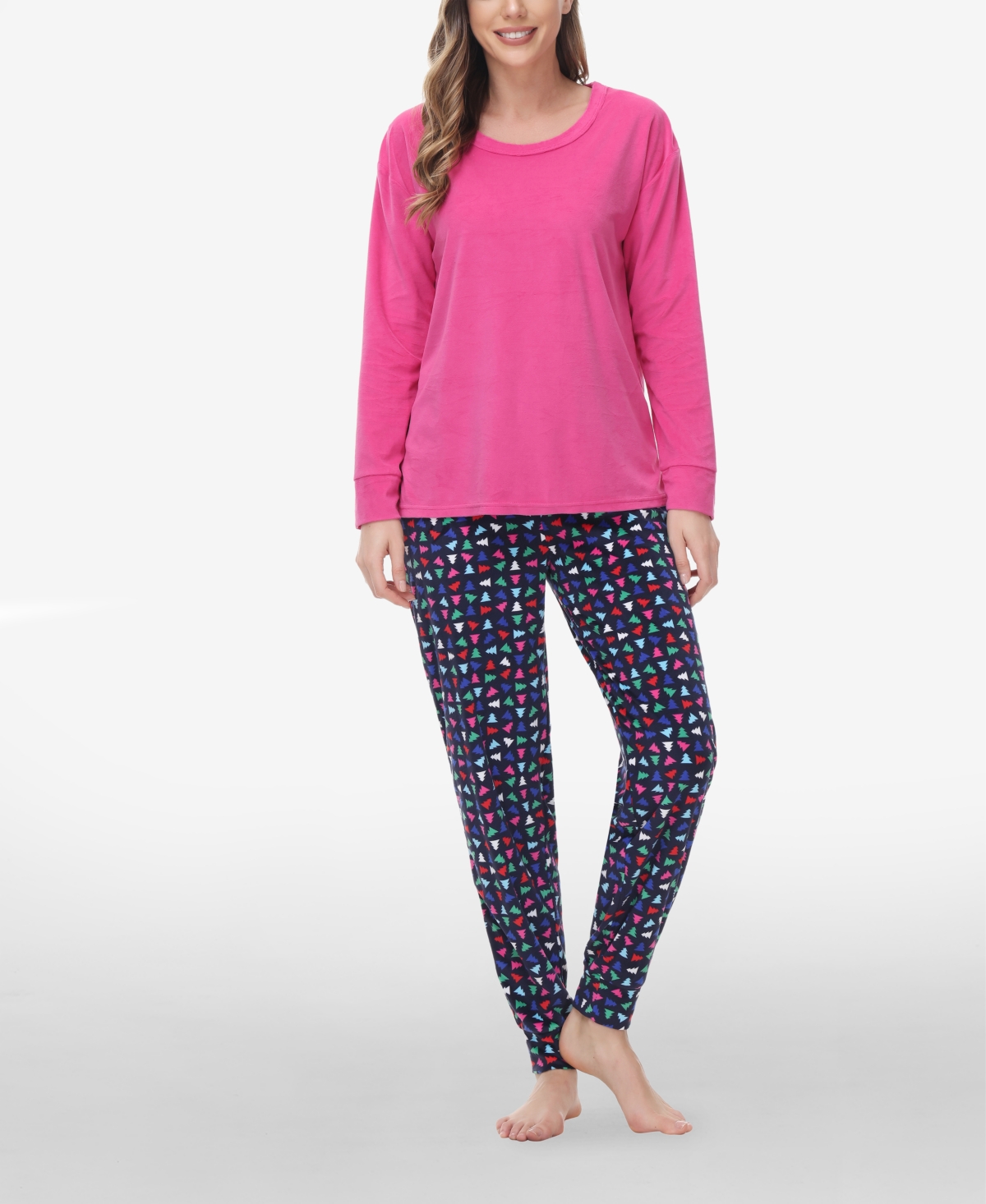 Click here for Ink+Ivy Womens Long Sleeve Crew Top with Jogger  S... prices