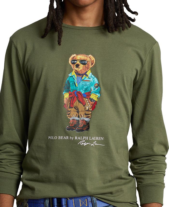 Polo Ralph Lauren Men's Classic-Fit Polo Bear Jersey T-Shirt - Macy's