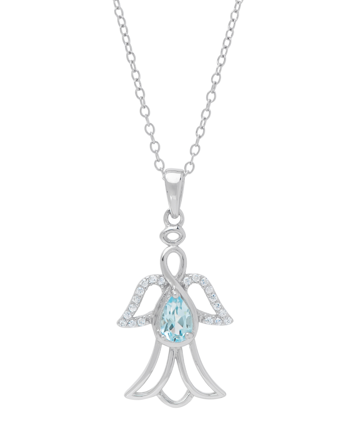 Click here for Blue Topaz (1/2 ct. t.w.) & Cubic Zirconia Openwor... prices