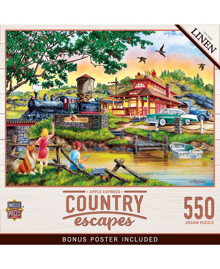 Masterpieces Country Escapes - Apple Express 500 Piece Jigsaw Puzzle ...