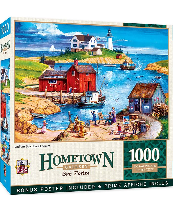 MasterPieces Puzzles Masterpieces Hometown Gallery - Ladium Bay 1000 ...