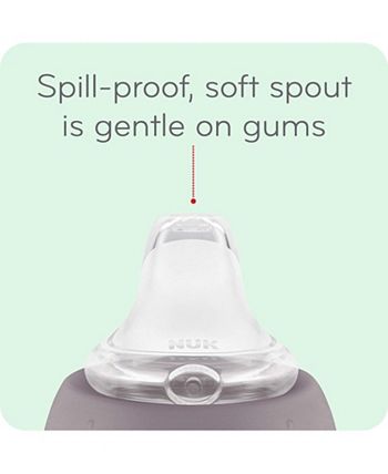 NUK Large Learner Sippy Cup, removable handles, Kingdom Pink, 10oz - Macy's