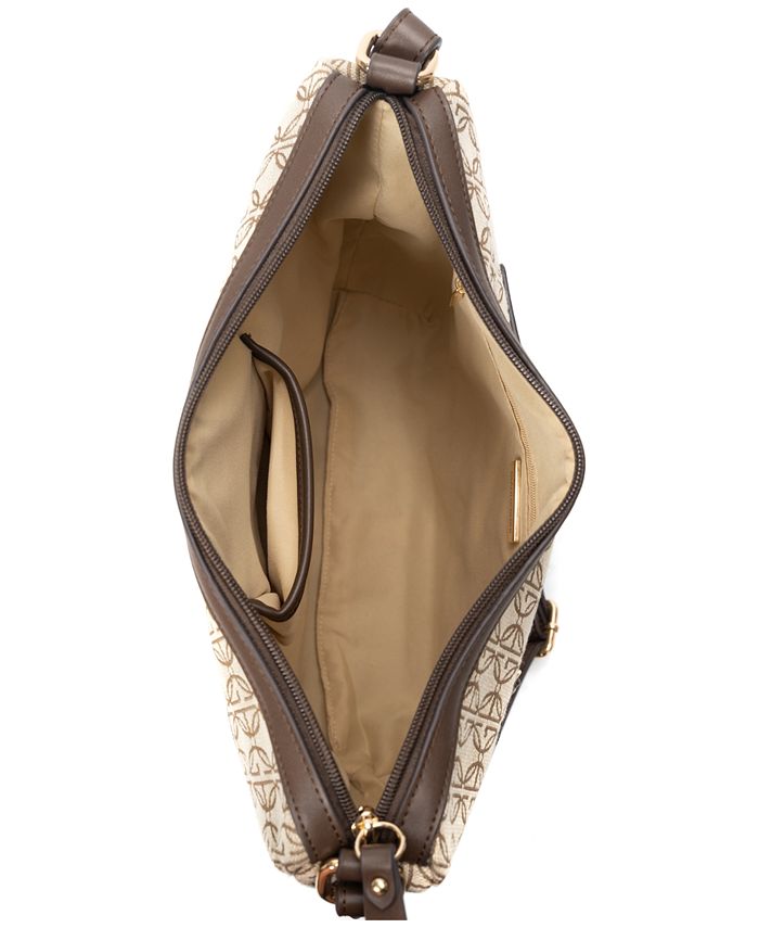 Giani Bernini Logo Jacquard Hobo, Created for Macy's & Reviews ...